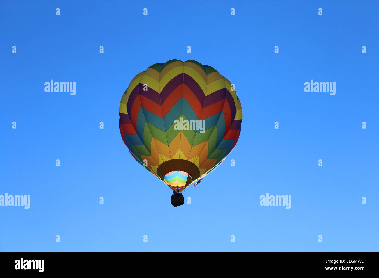 A hot air balloon shaped like a fox gets up in the sky Stock Photo - Alamy