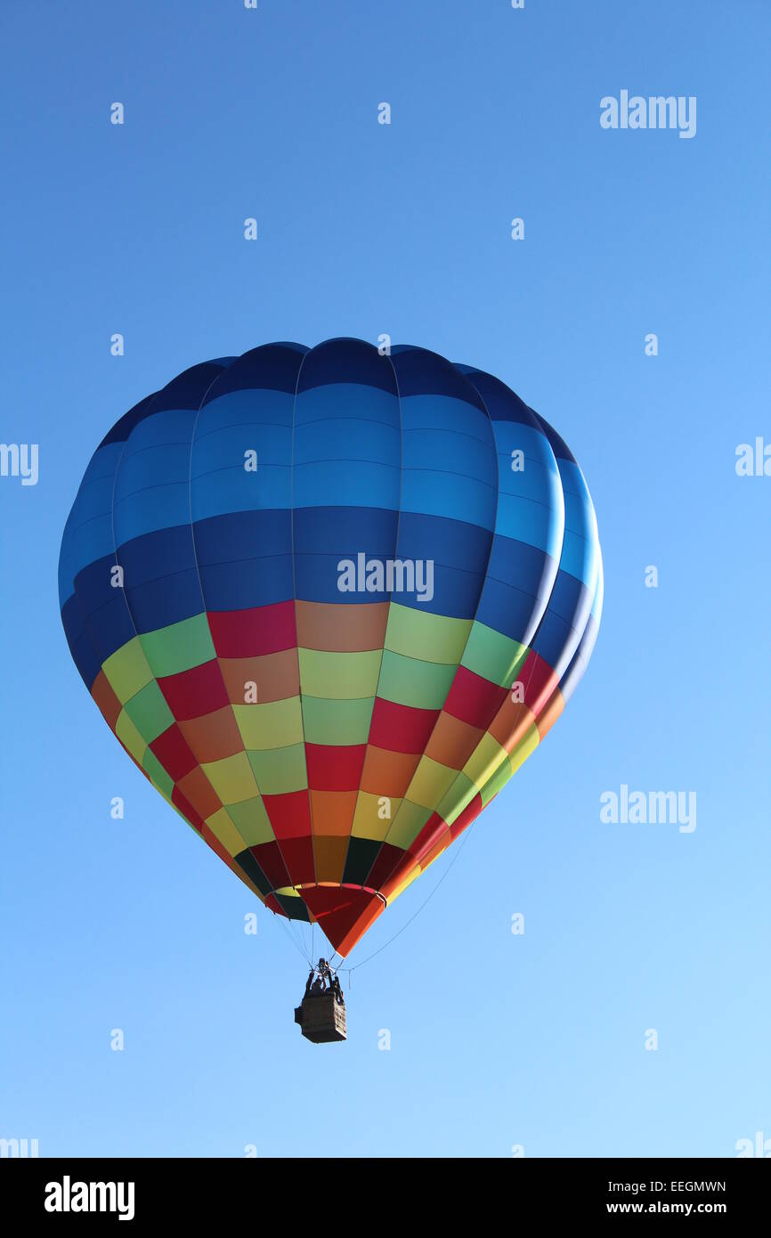 A hot air balloon shaped like a fox gets up in the sky Stock Photo - Alamy