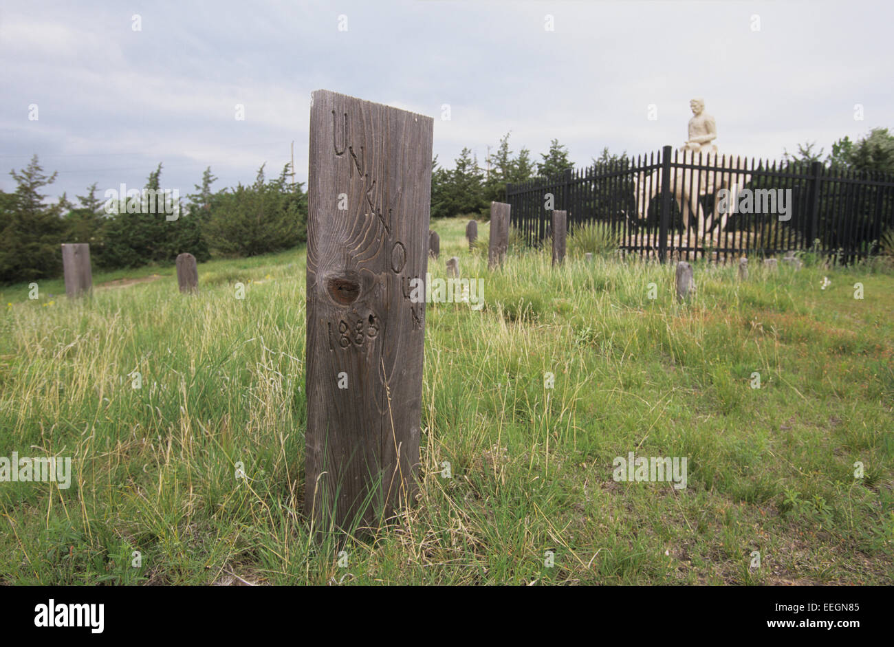 Boot hill cemetery grave markers hi-res stock photography and images ...
