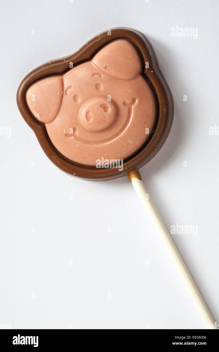 Percy pig chocolate lolly hi-res stock photography and images - Alamy