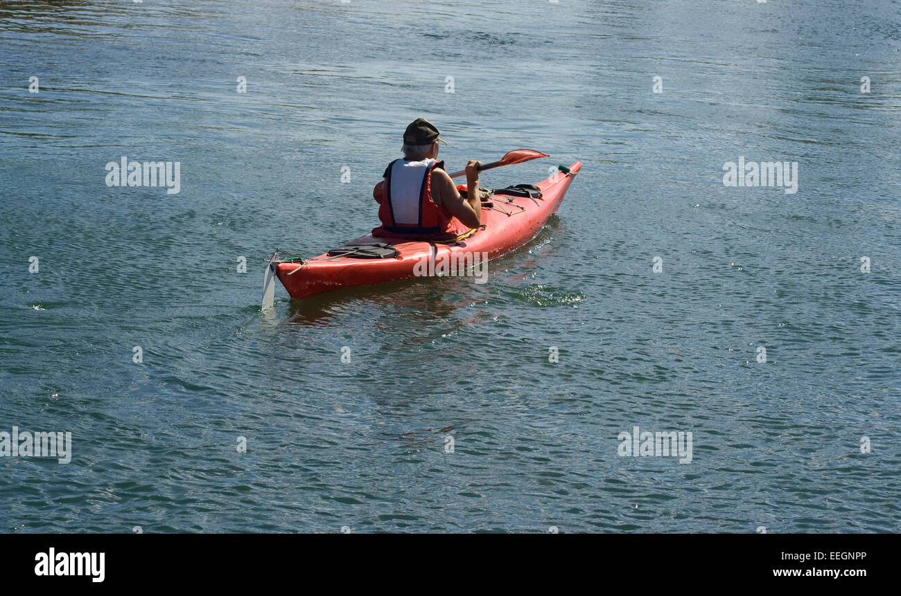 Kayak man hi-res stock photography and images - Alamy