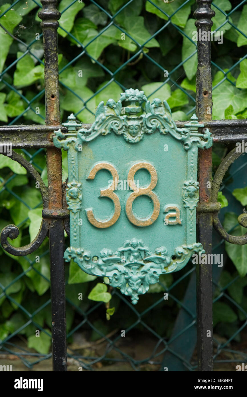 Number on gate hi-res stock photography and images - Alamy