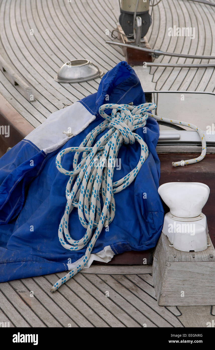 Tarpaulin rope hi-res stock photography and images - Alamy