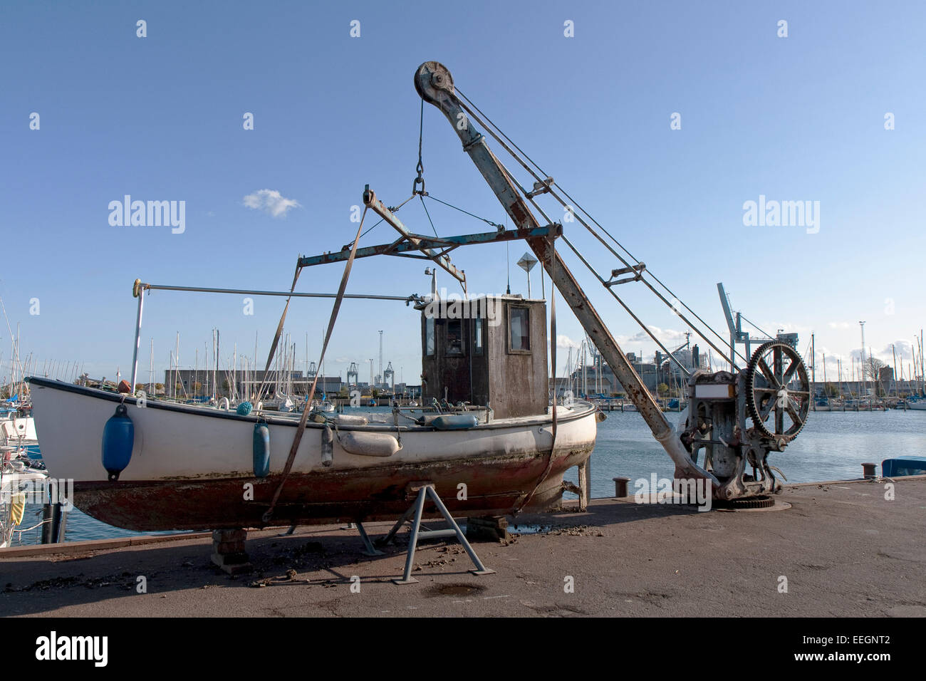 Wheelhouse on fishing boat hi-res stock photography and images - Alamy
