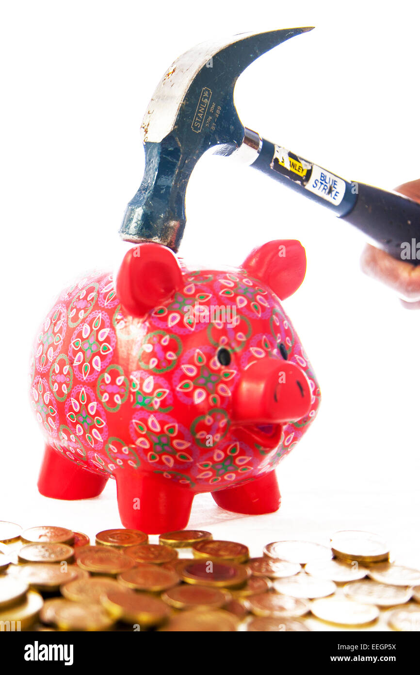 savings saving money costs cost rise raise raising cash raiding piggy ...
