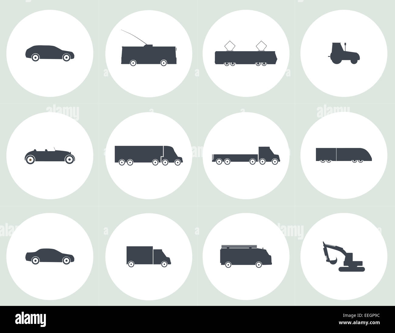 Cars icons hi-res stock photography and images - Alamy