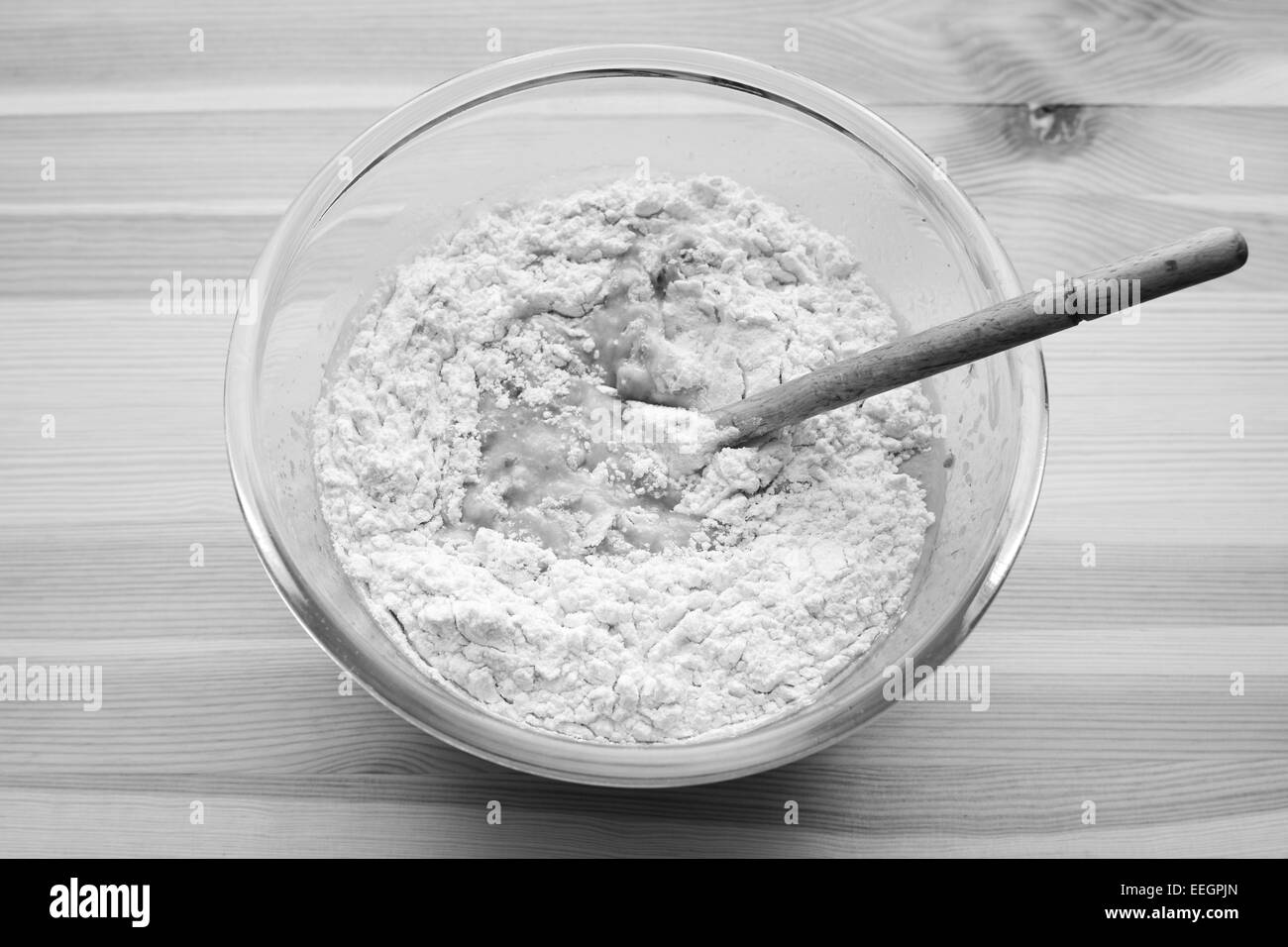 Wet batter Black and White Stock Photos & Images - Alamy