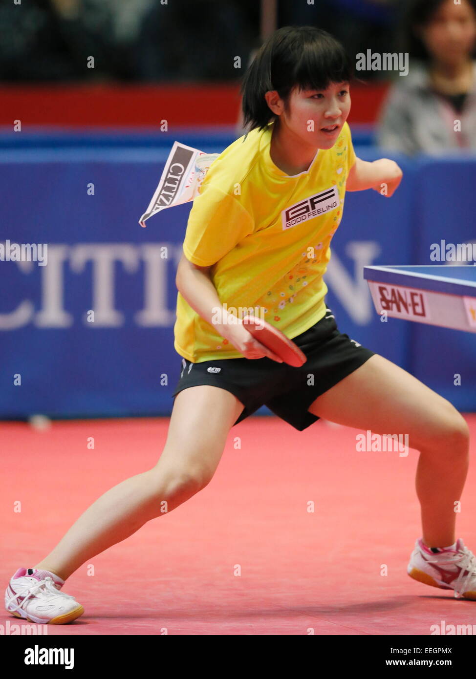 Miu Hirano, JANUARY 17, 2015 - Table Tennis : All Japan Table Tennis ...