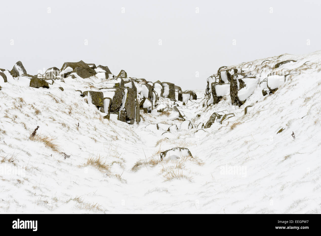 Limestone Corner on Hadrian's Wall Stock Photo - Alamy