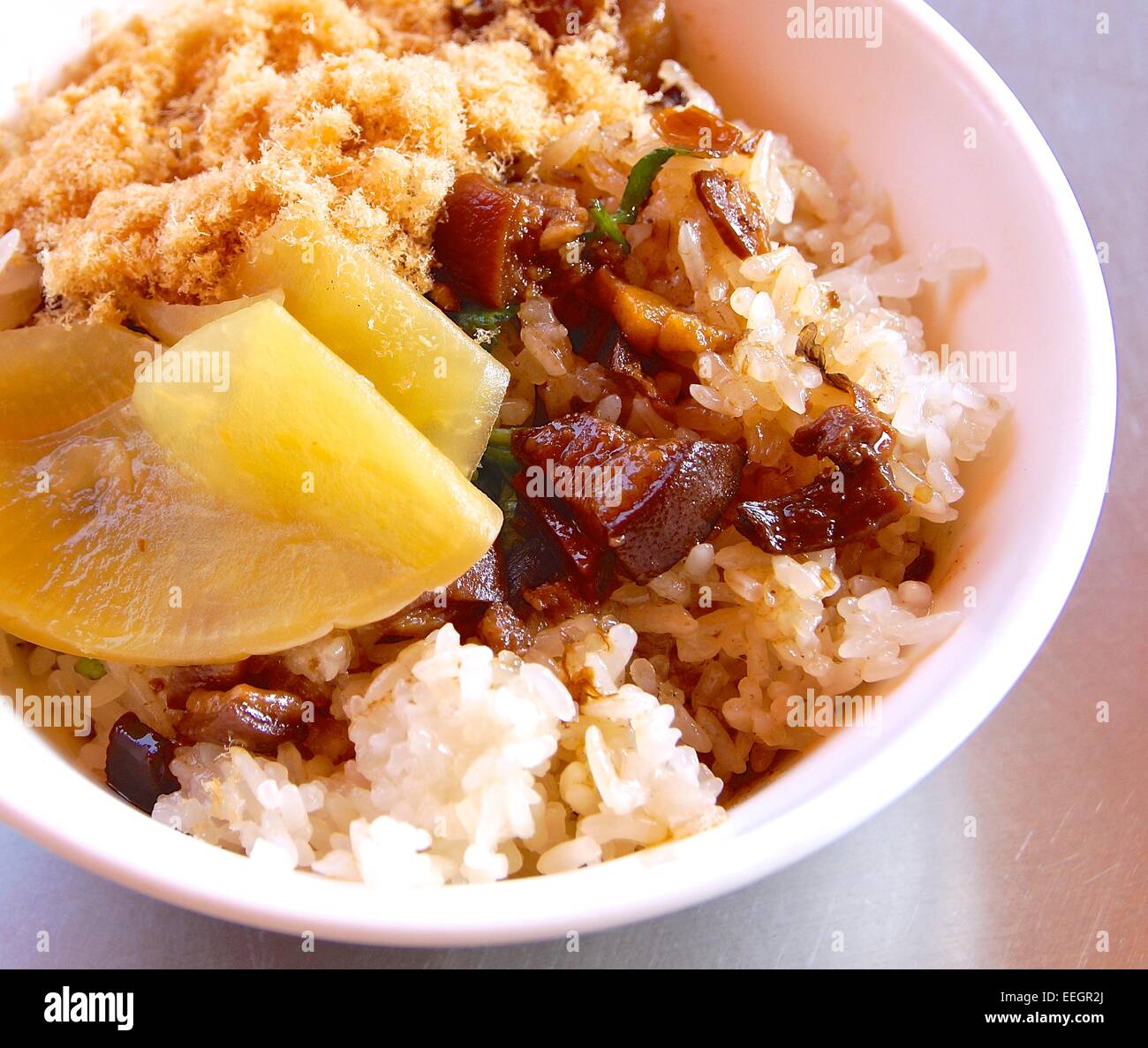Taiwanese food rice bowl hi-res stock photography and images - Alamy