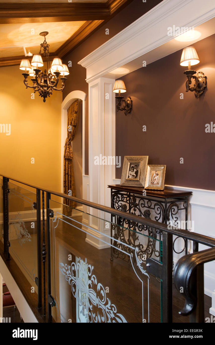 Elegant hallway interior of home Stock Photo - Alamy