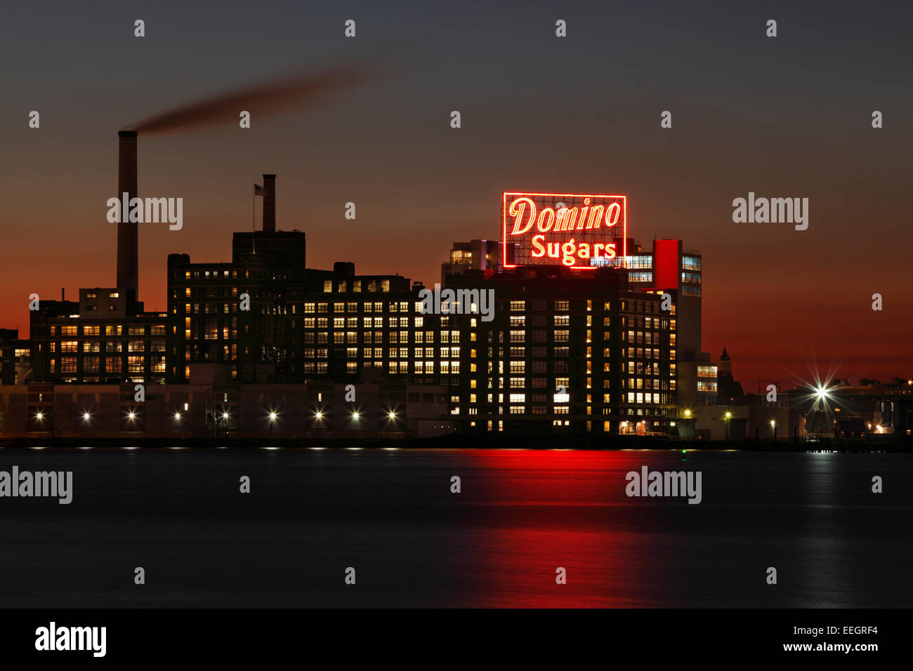 The iconic Domino Sugars sign at the Inner Harbor in Baltimore ...
