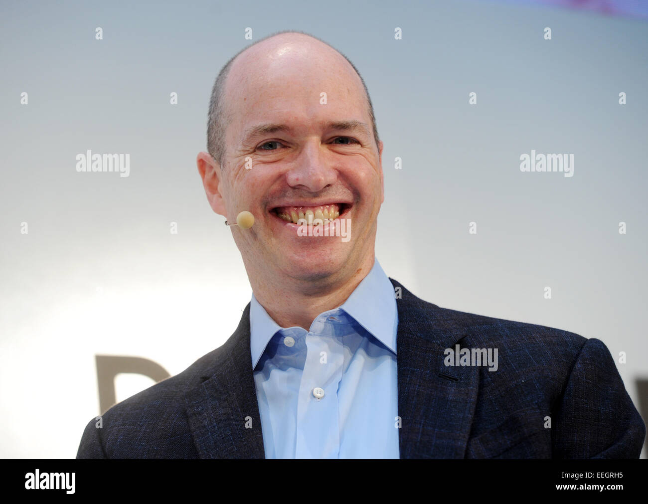 Munich, Germany. 18th Jan, 2015. Investor Ben Horowitz speaks during ...