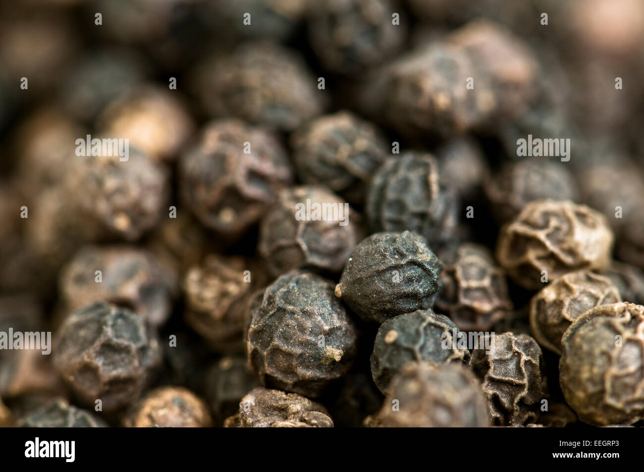Close up of black peppercorns Stock Photo - Alamy