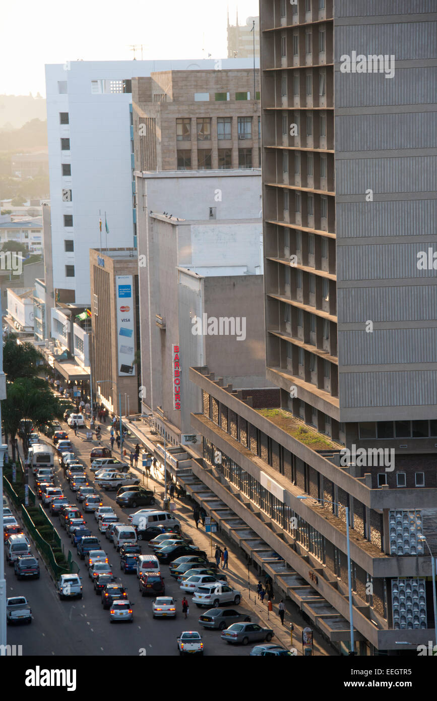 Harare traffic jam hi-res stock photography and images - Alamy