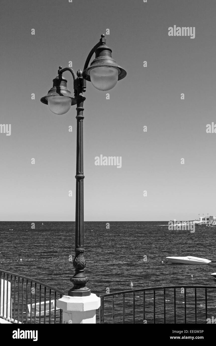 Decorative streetlights Black and White Stock Photos & Images - Alamy