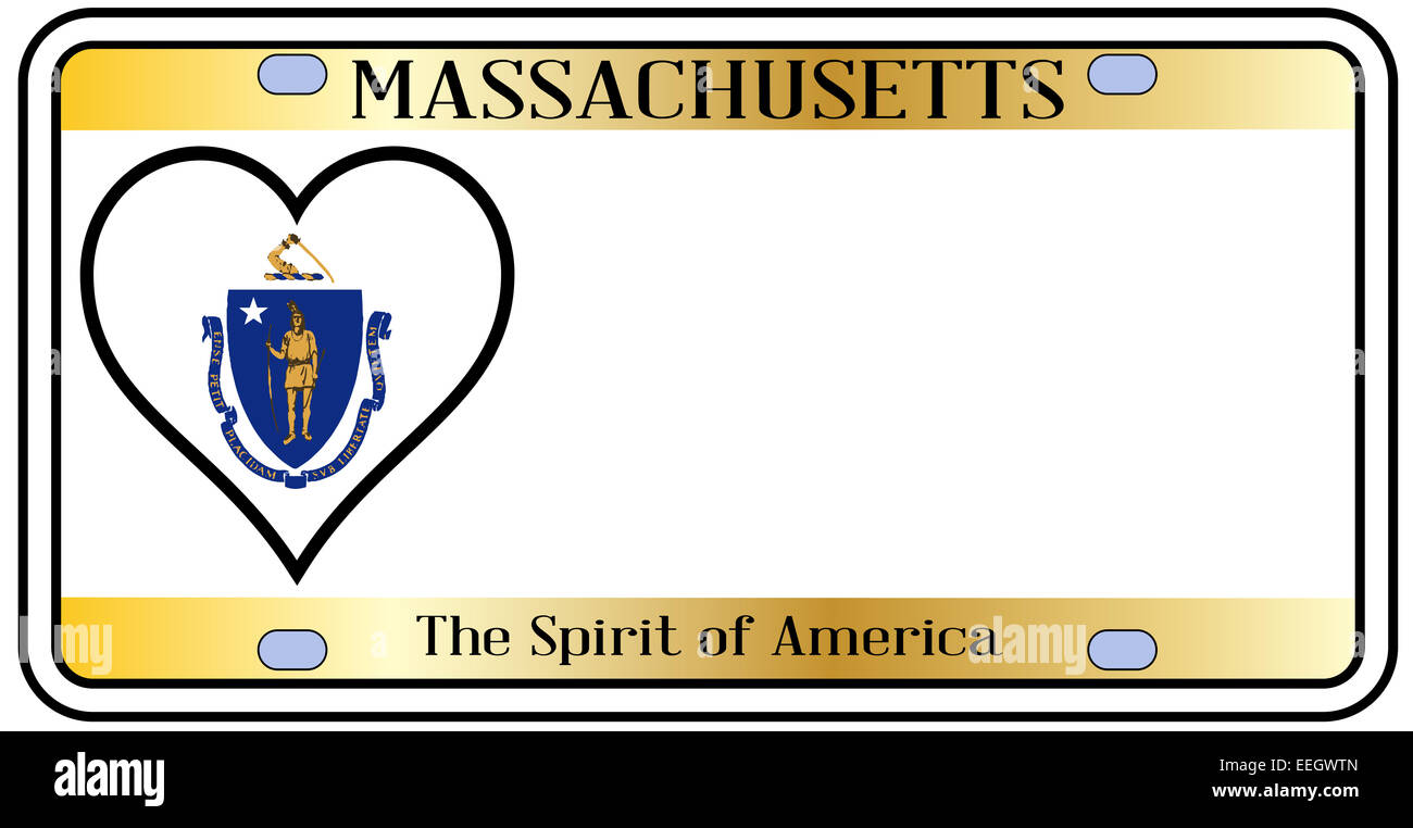Massachusetts license plate hi-res stock photography and images - Alamy