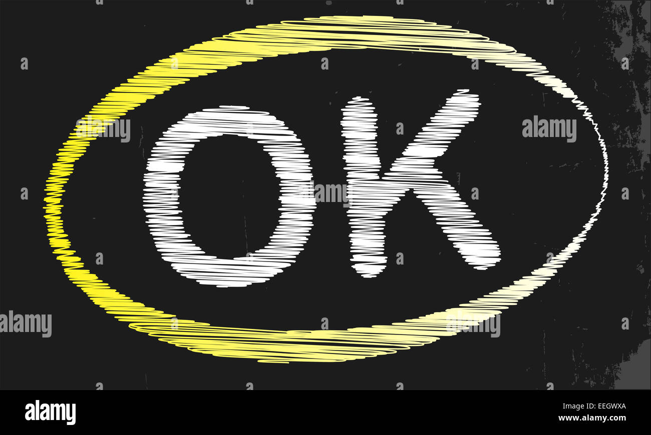 With the word ok hi-res stock photography and images - Alamy