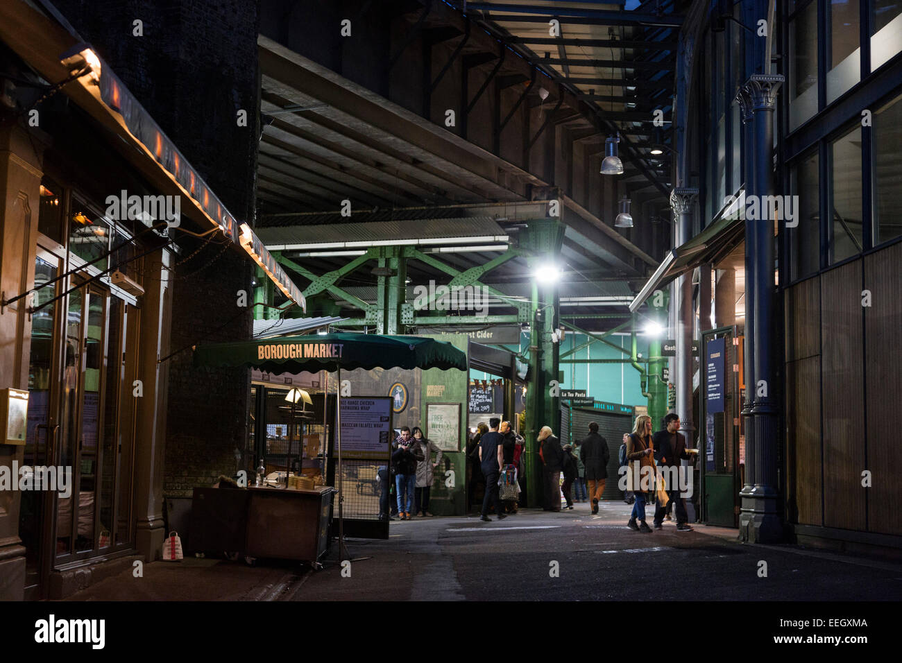 Borough market london evening hi-res stock photography and images - Alamy