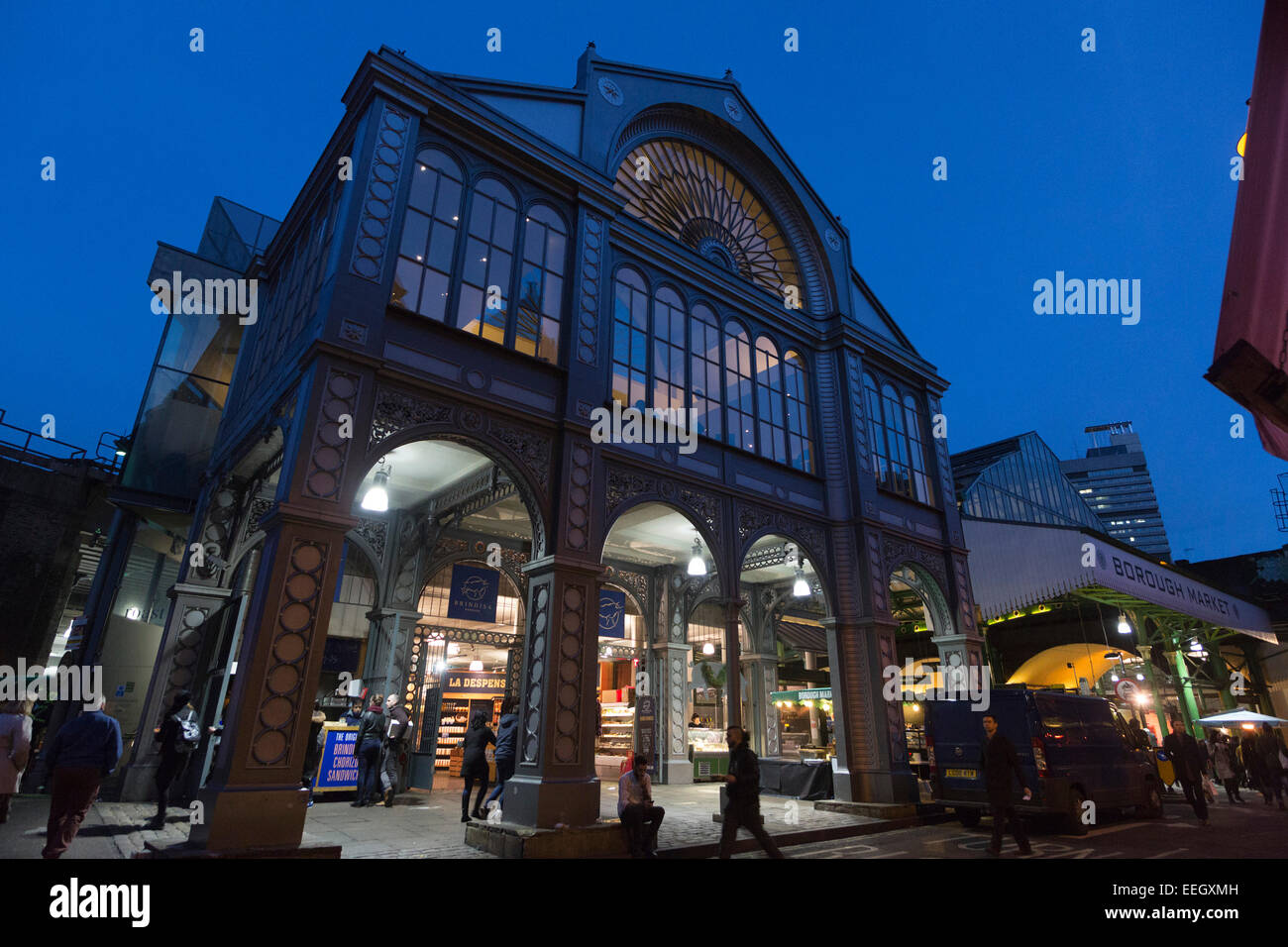 Borough market london evening hi-res stock photography and images - Alamy