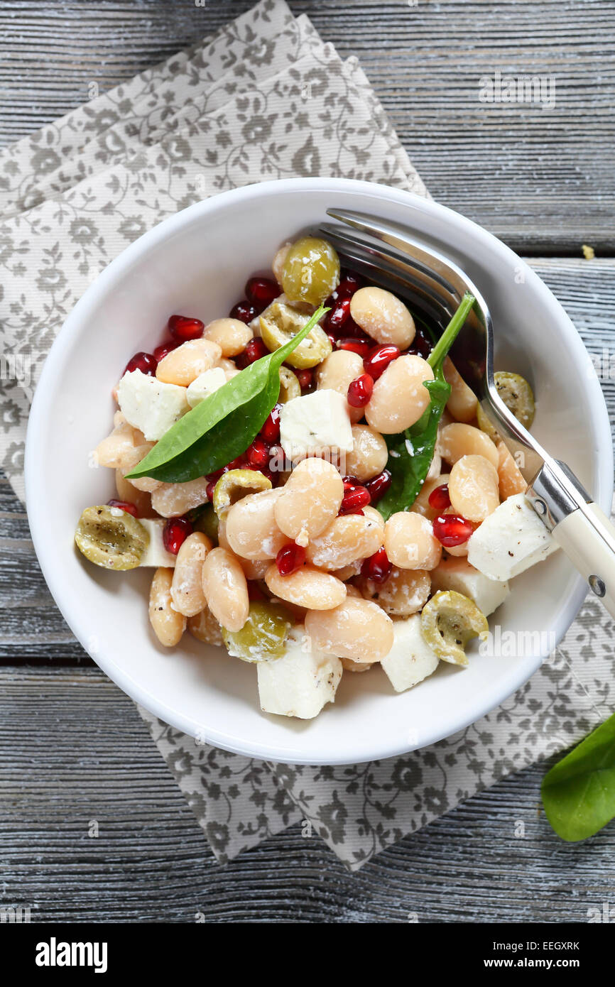 Vegetable salad in a bowl, food Stock Photo - Alamy