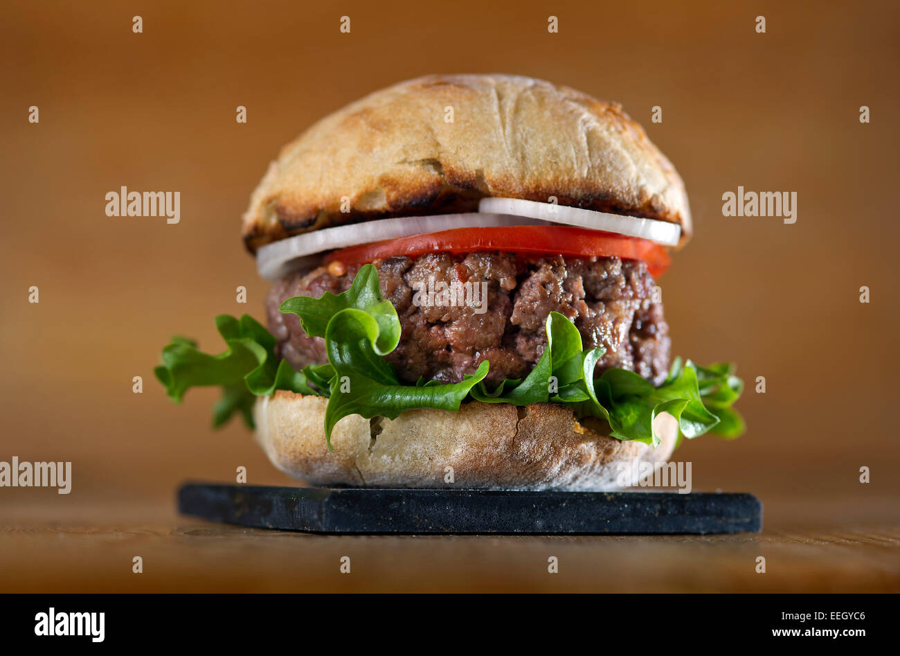 Burger made of meat hi-res stock photography and images - Alamy