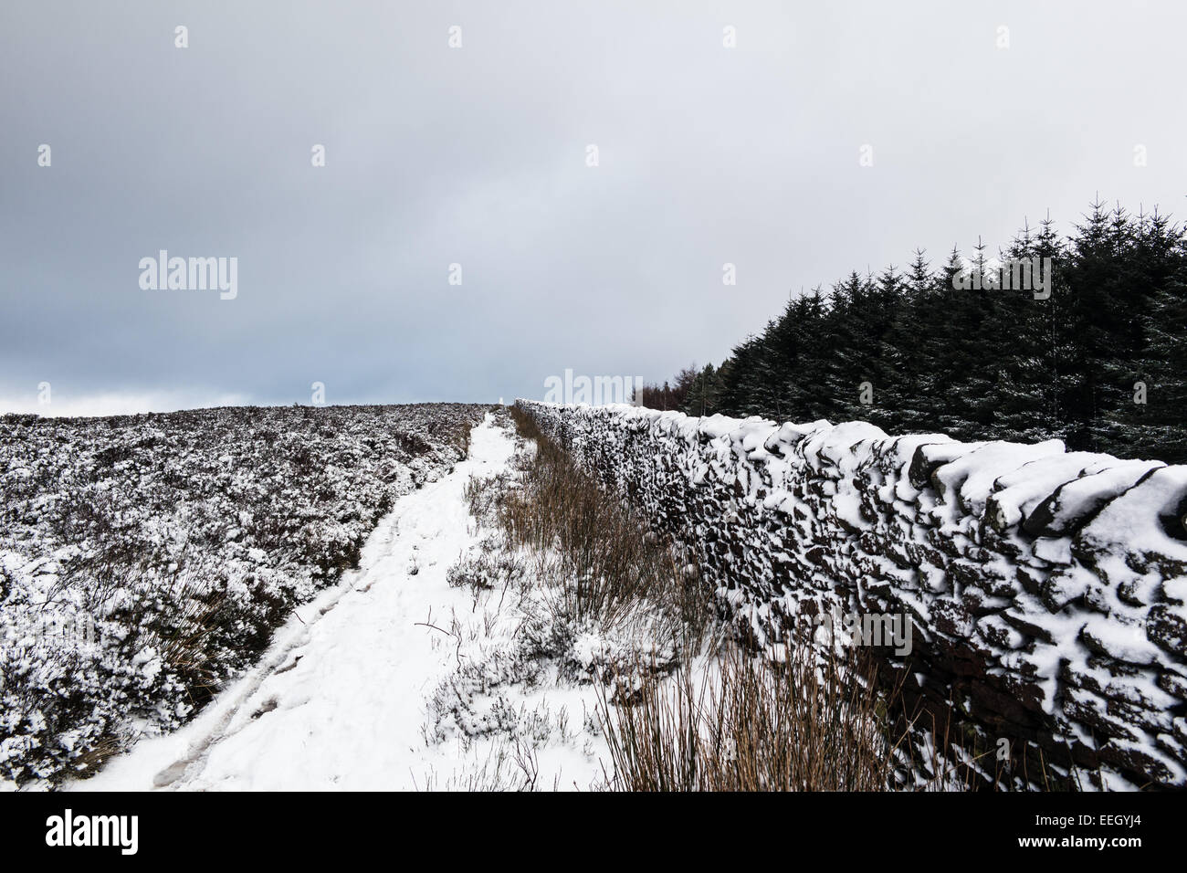 Lancashire snow longridge hi-res stock photography and images - Alamy