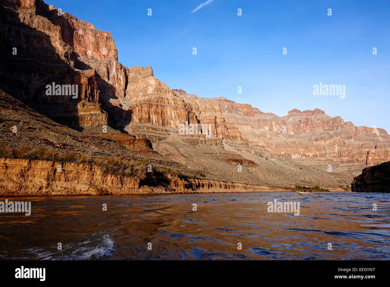 colorado river bottom of the grand canyon Arizona USA Stock Photo - Alamy
