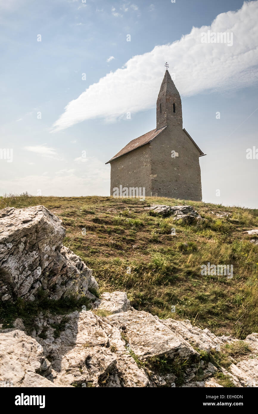Old Roman Catholic Church of St. Michael the Archangel with Rocks in ...