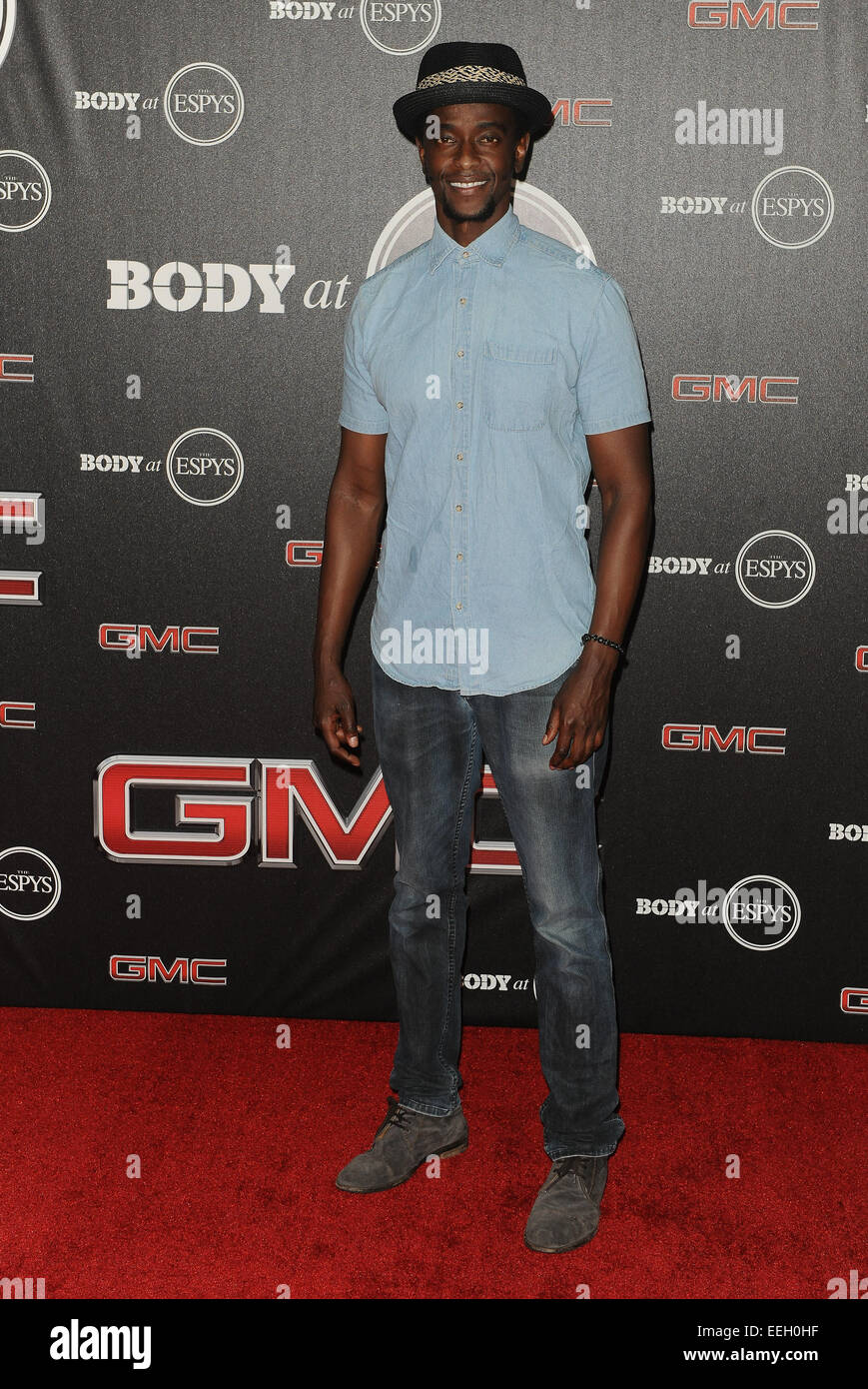 ESPN presents BODY at ESPYS pre-party - Arrivals Featuring: Edi Gathegi ...