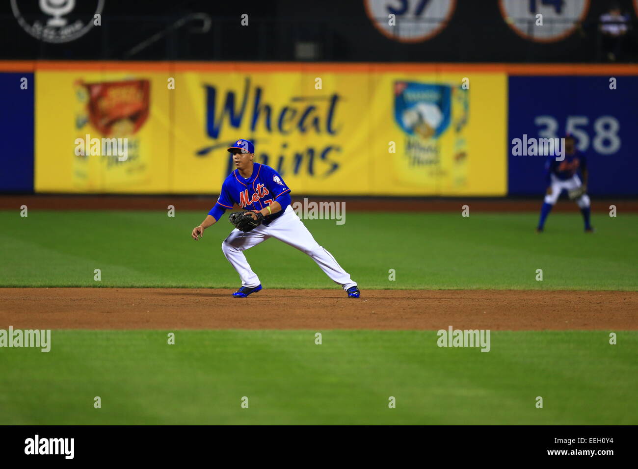 New York Mets Wilfredo Tovar (70) plays shortstop in the sixth inning ...