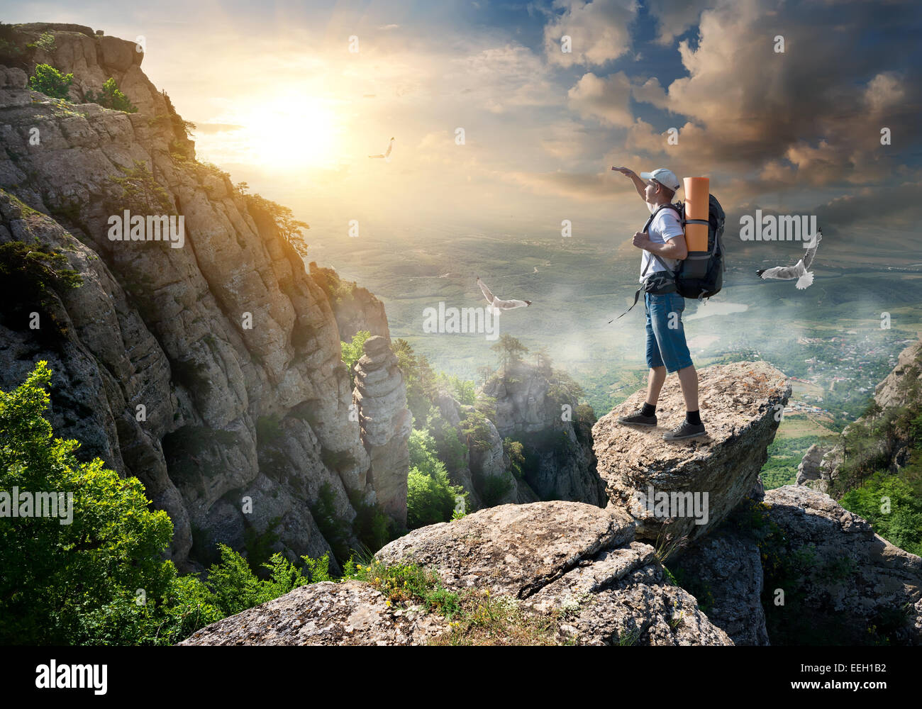 Rock on top of a rock hi-res stock photography and images - Alamy