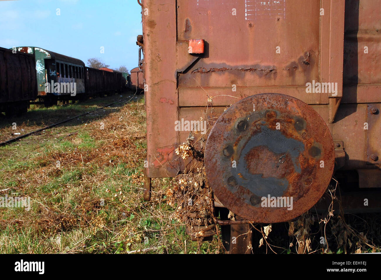 Railway bumper hi-res stock photography and images - Alamy