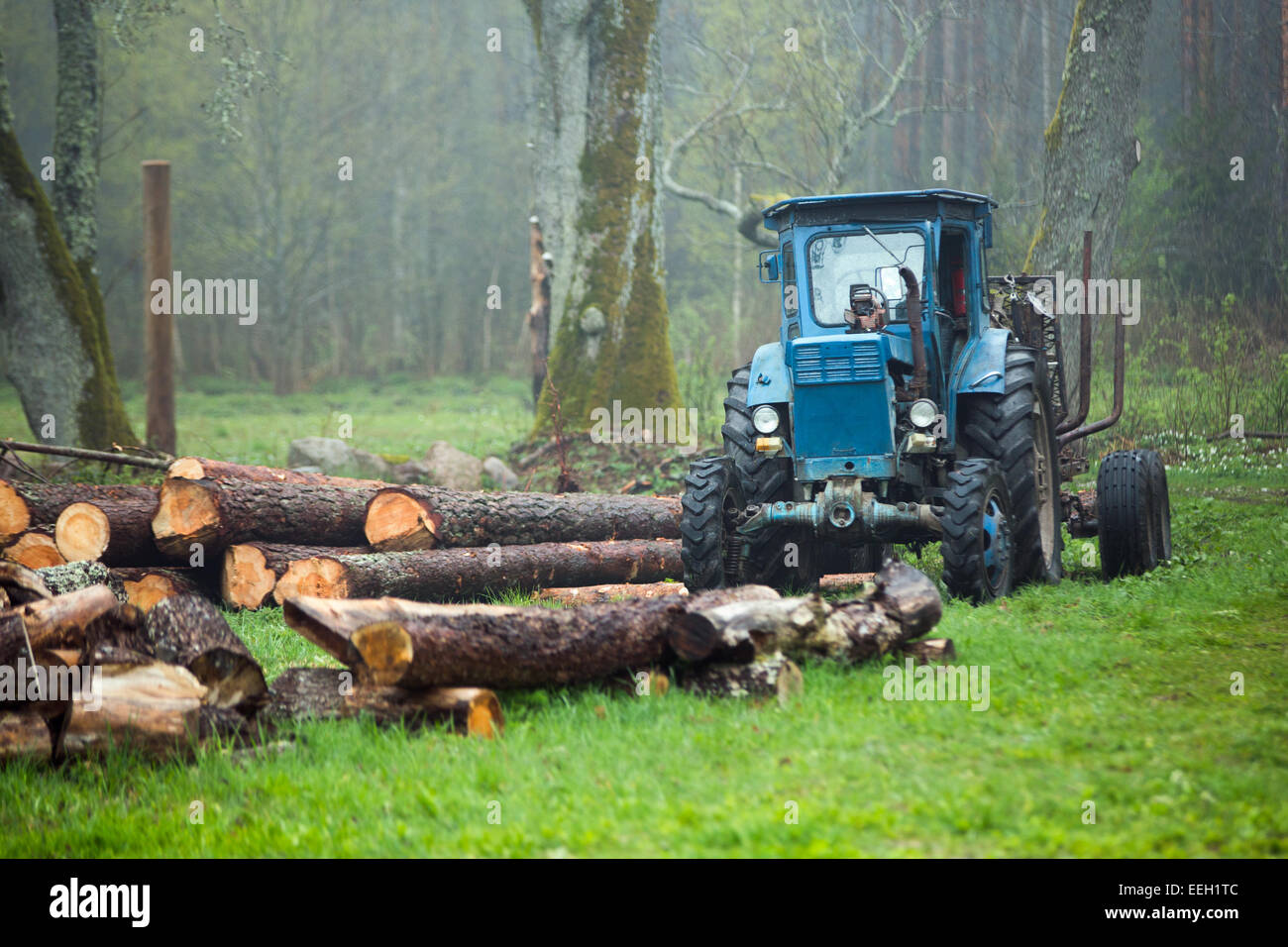 Timber tractor hi-res stock photography and images - Alamy