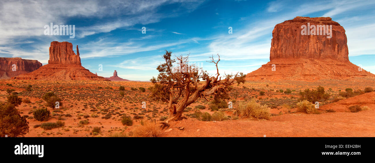 Monument Valley Panorama Stock Photo - Alamy