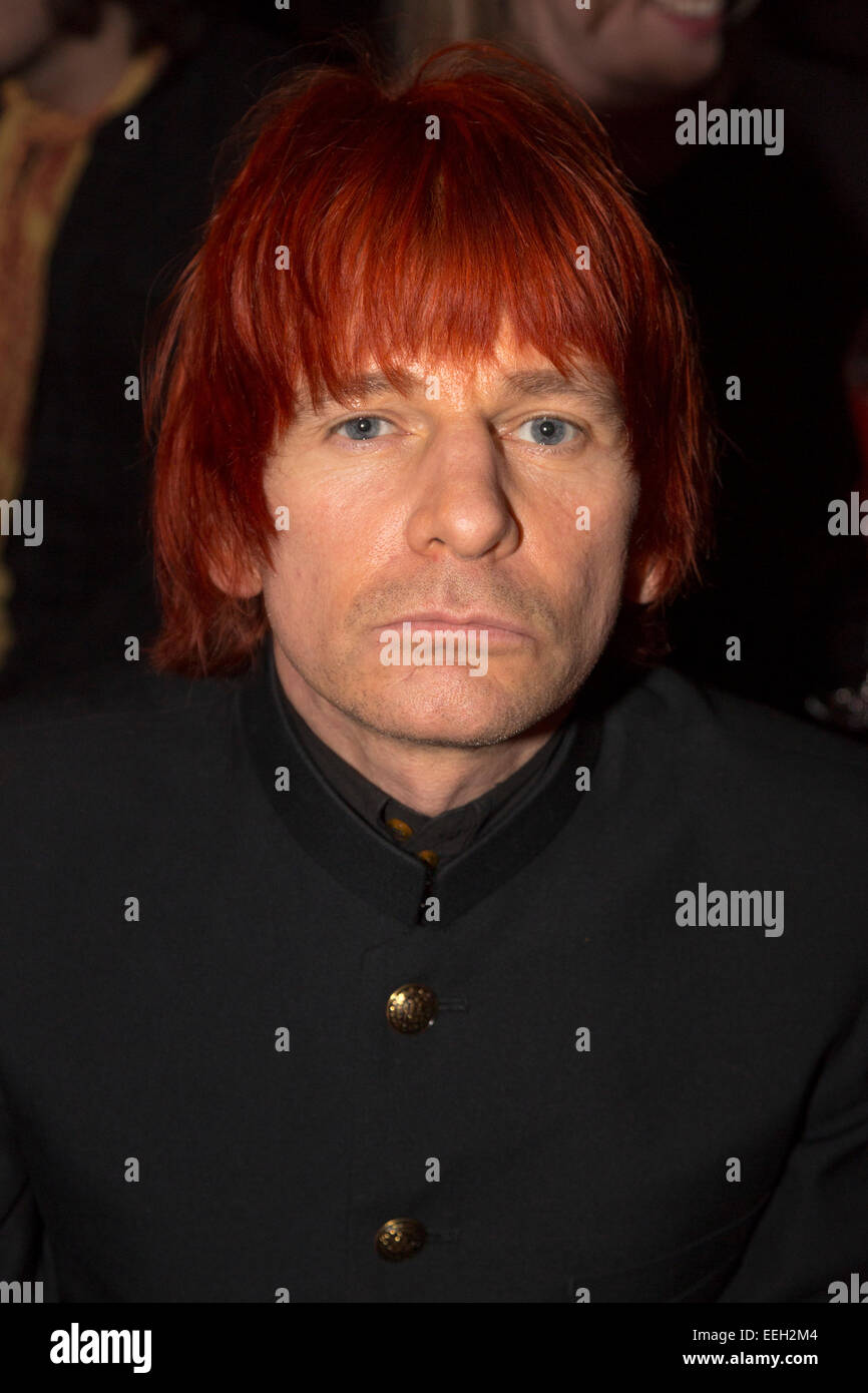 London, UK. 11 January 2015. Ringo Starr's son Zak Starkey attends the ...