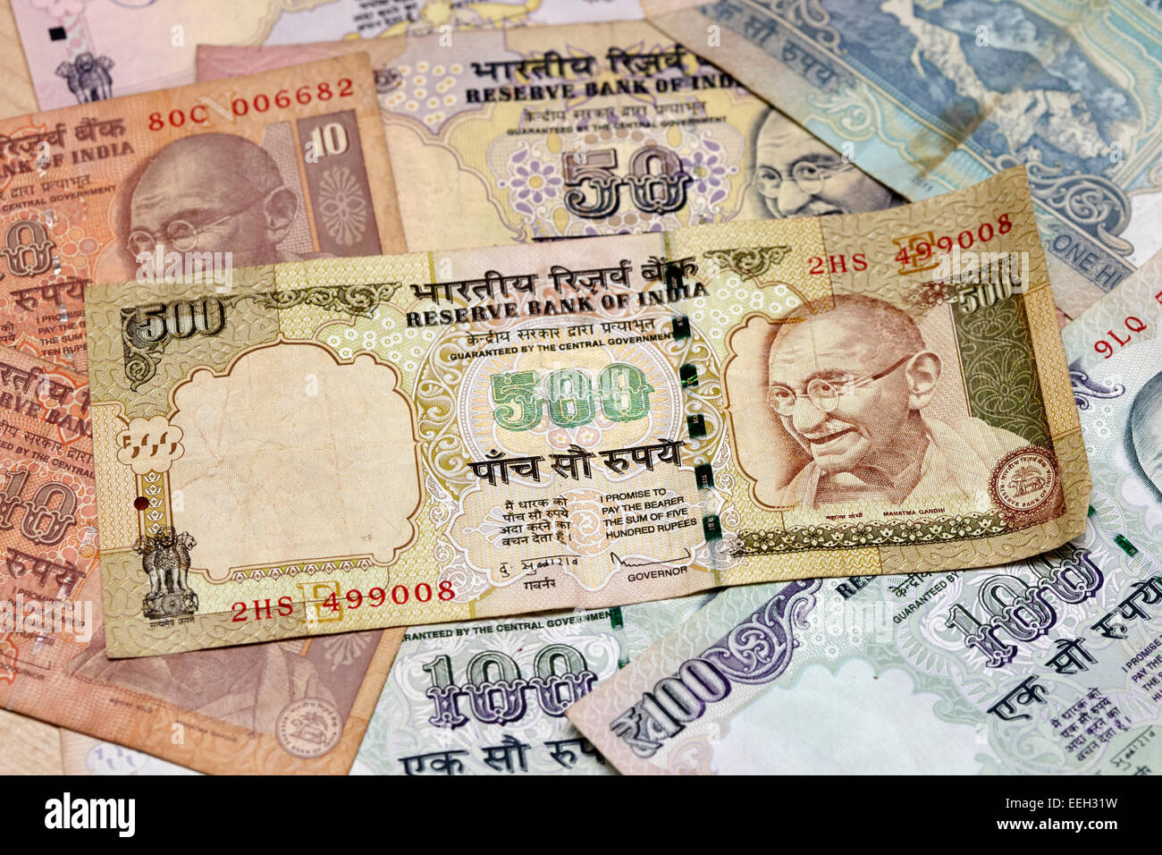 Indian rupee notes hi-res stock photography and images - Alamy