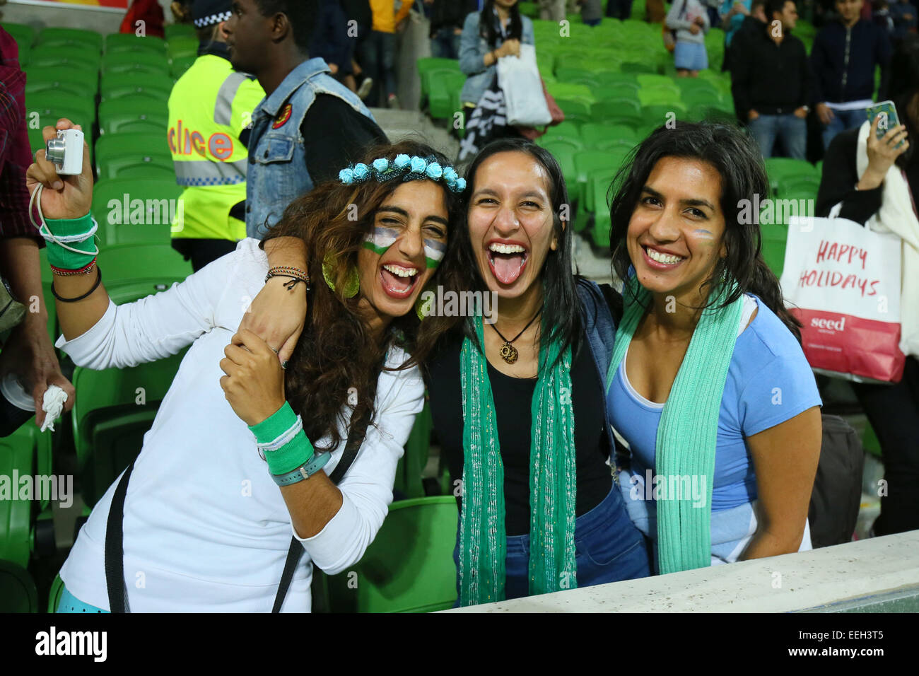Melbourne soccer fans hi-res stock photography and images - Alamy
