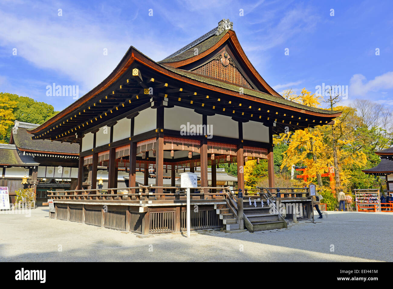 Shimogamo-jinja Shrine (Kamomioya - jinja), Kyoto, Japan Stock Photo - Alamy