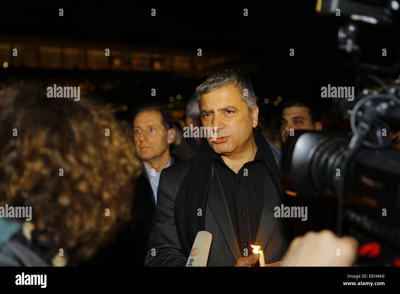 Athens, Greece. 18th Jan, 2015. George Patoulis, the Mayor of the ...