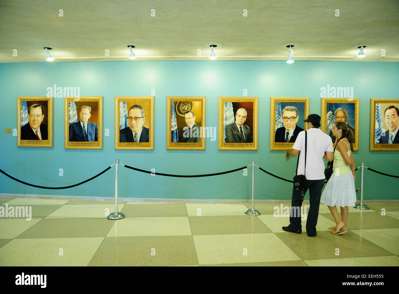 United nations headquarters interior hi-res stock photography and ...
