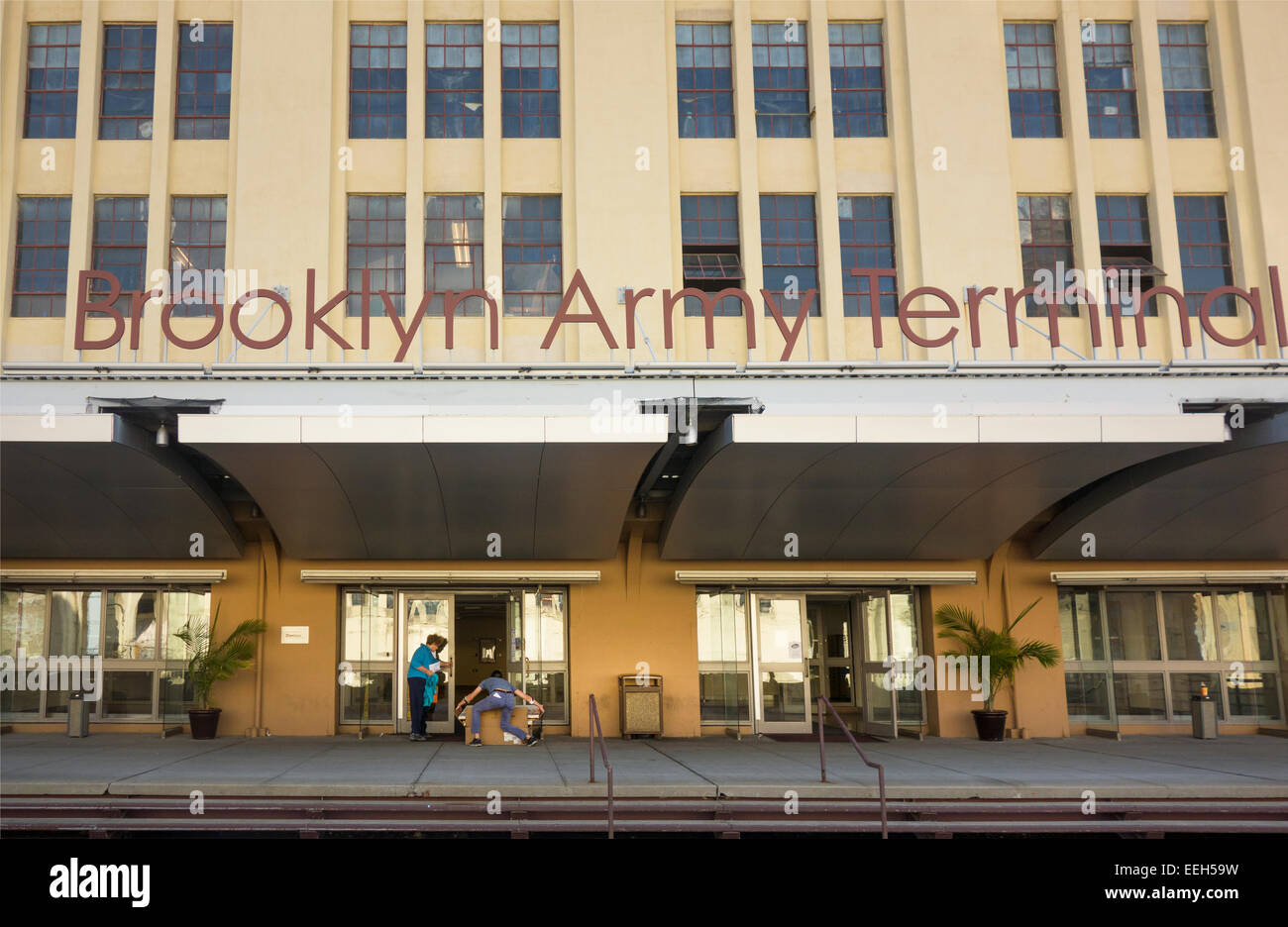 Brooklyn Army terminal Sunset Park NY complex Stock Photo - Alamy