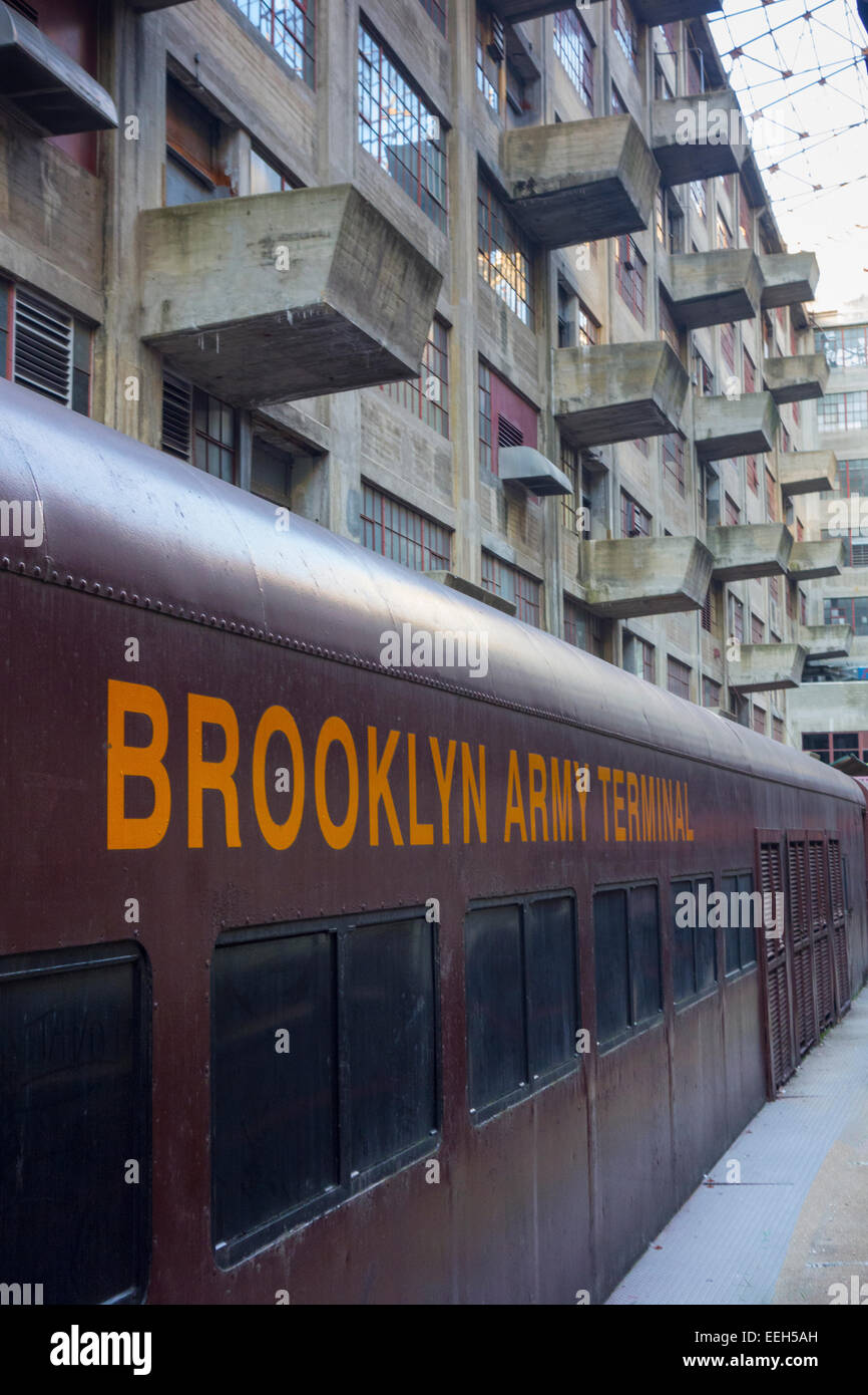Brooklyn Army terminal Sunset Park NY complex Stock Photo - Alamy
