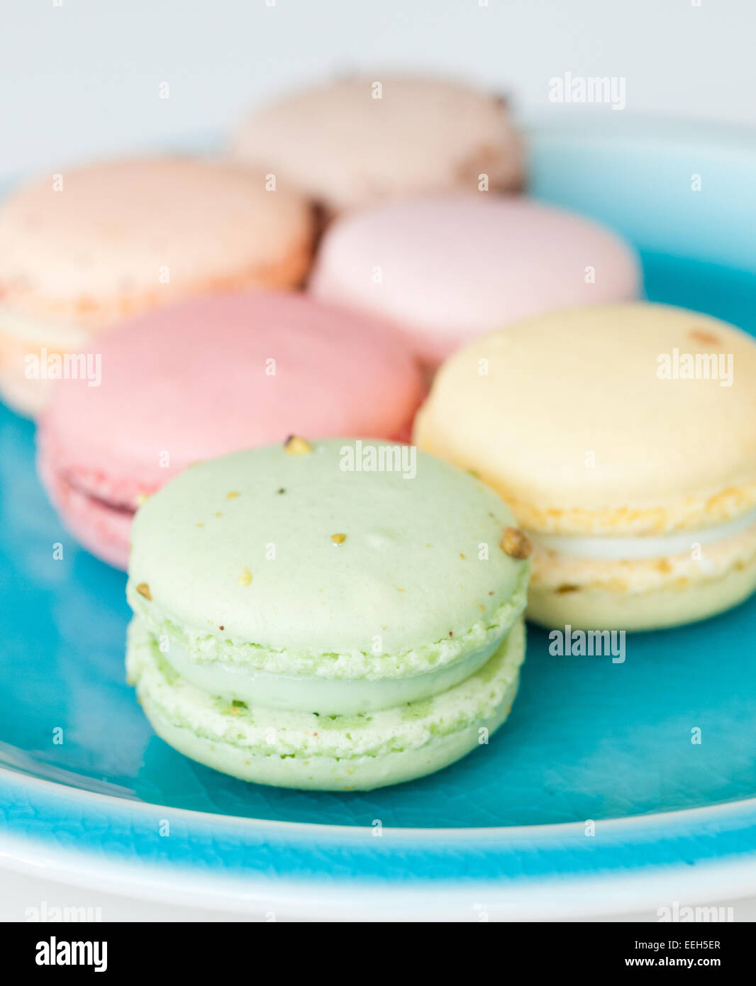 A plate of colourful French macarons from the Duchess Bake Shop in ...