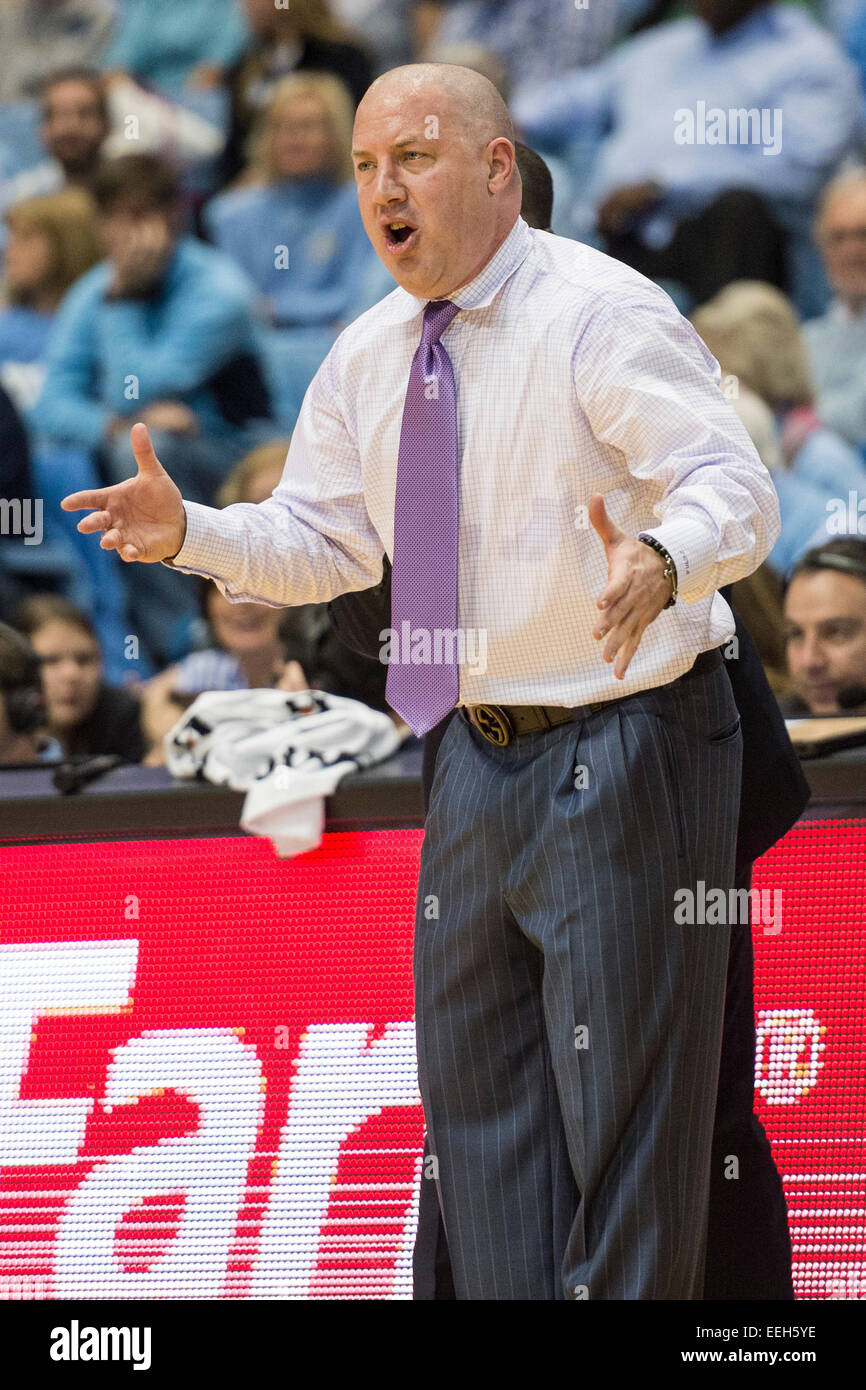 Chapel Hill, NC, USA. 18th Jan, 2015. Virginia Tech Head Coach Buzz ...