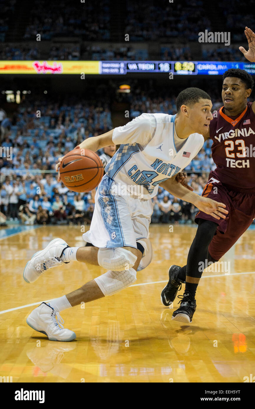 F justin jackson 44 of the north carolina tar heels hi-res stock ...