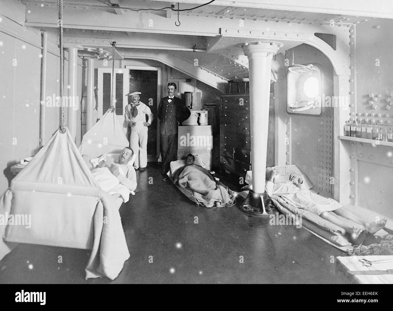 Sick bay ship Black and White Stock Photos & Images - Alamy