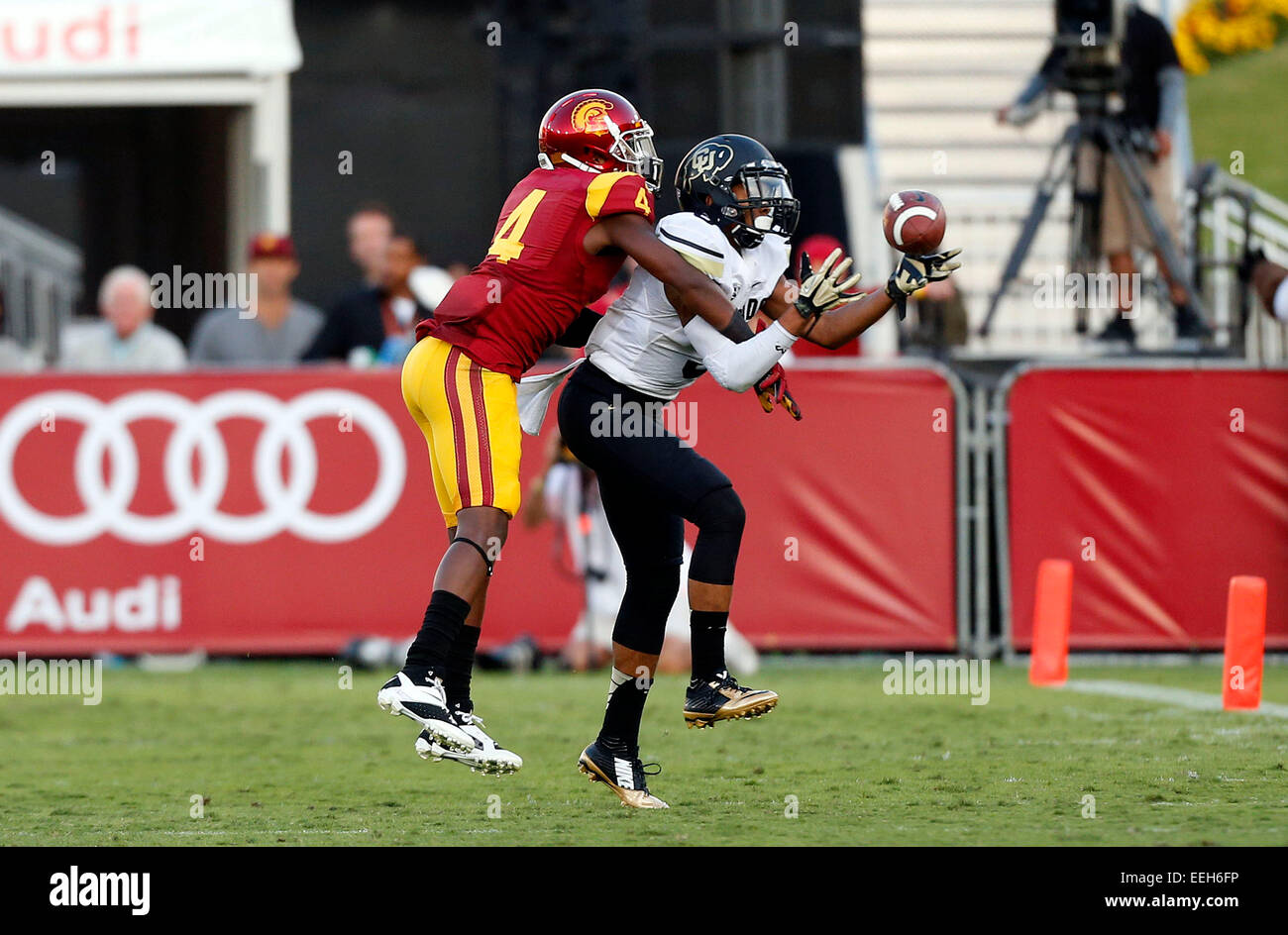 October 18 2014 Colorado Buffaloes wide receiver Shay Fields #5 ...