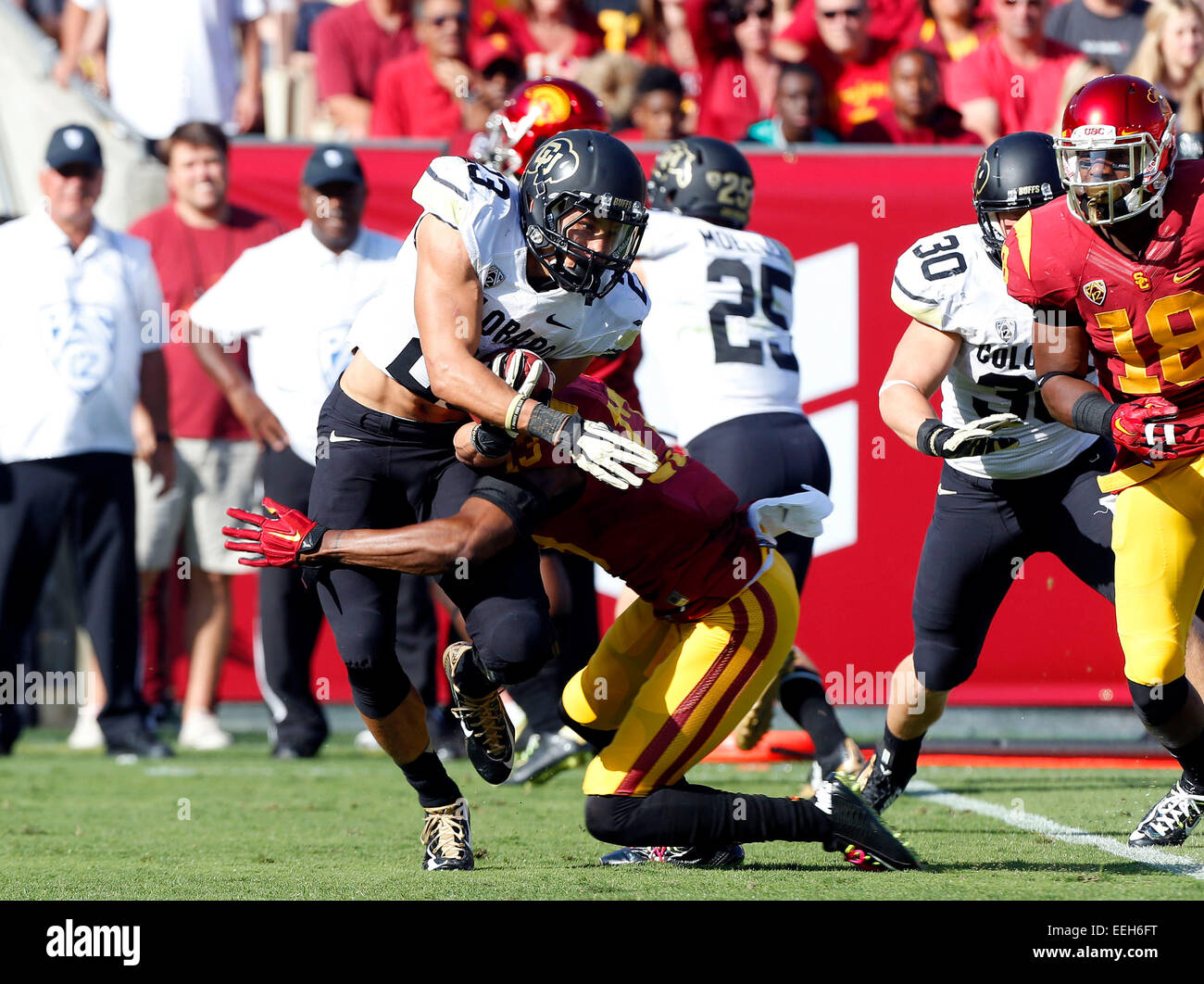 October 18 2014 Colorado Buffaloes running back Phillip Lindsay #23 ...
