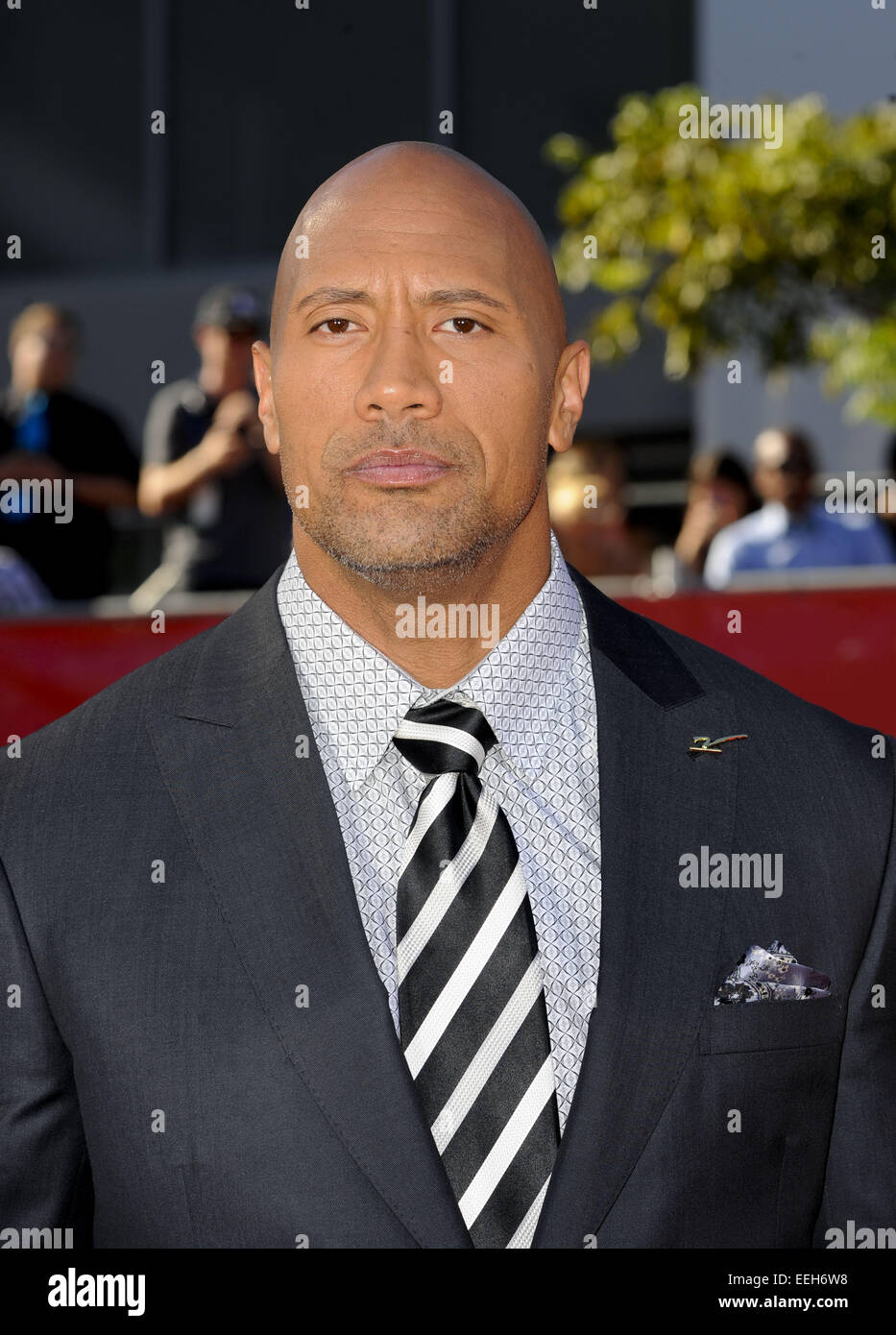2014 ESPYS Awards - Arrivals Featuring: Dwayne Johnson Where: Los ...
